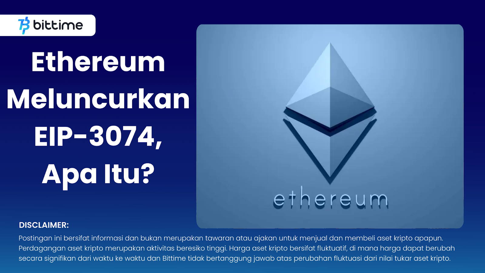 Ethereum Launches EIP-3074, What Is It? – Bittime