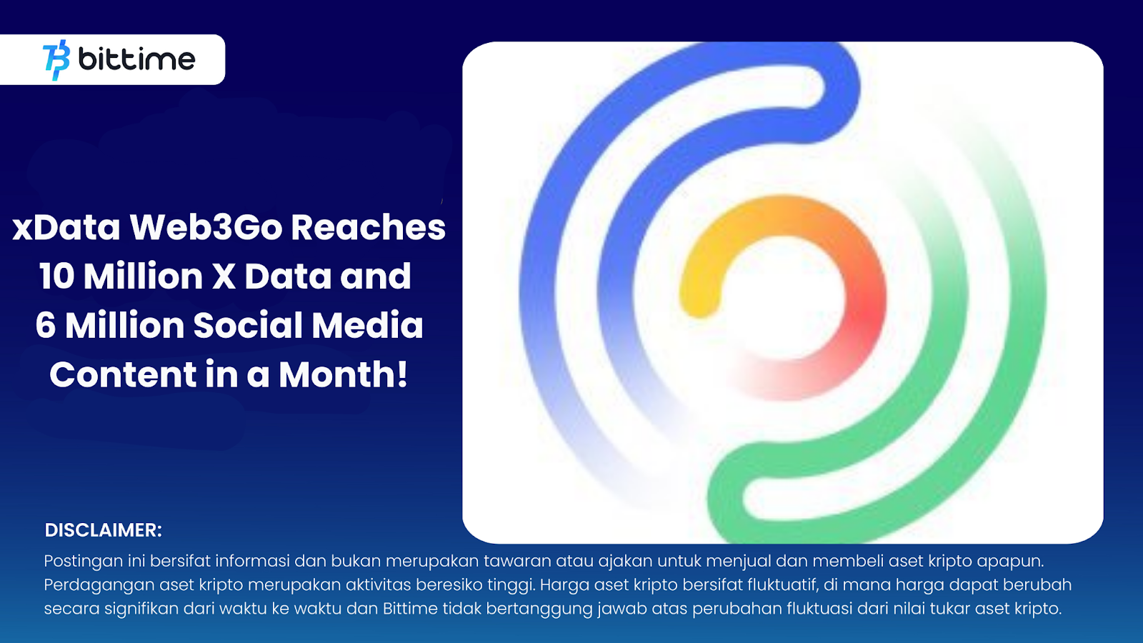 xData Web3Go Reaches 10 Million X Data and 6 Million Social Media Content in a Month! – Bittime