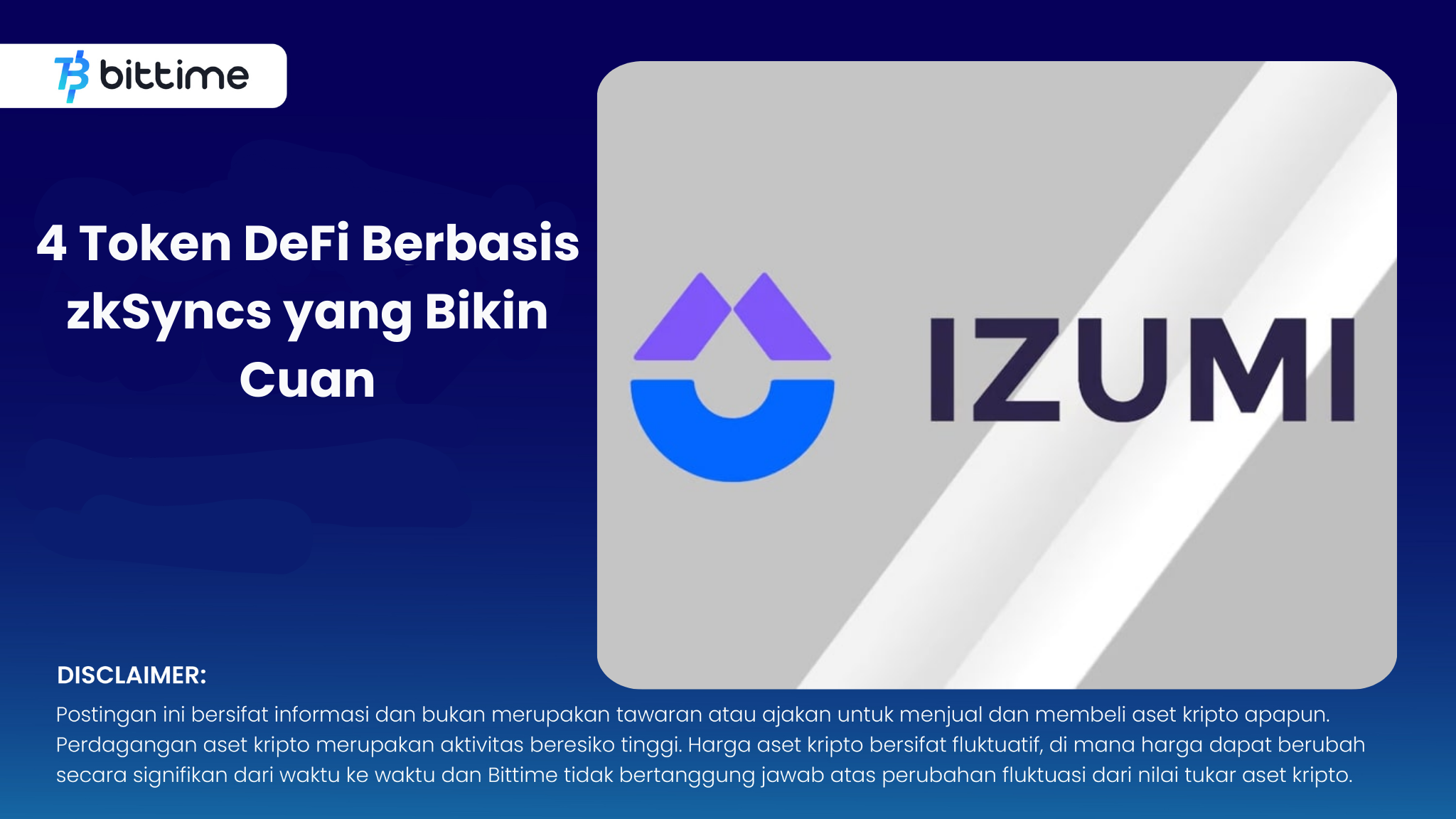 4 zkSyncs-Based DeFi Tokens That Make Money – Bittime