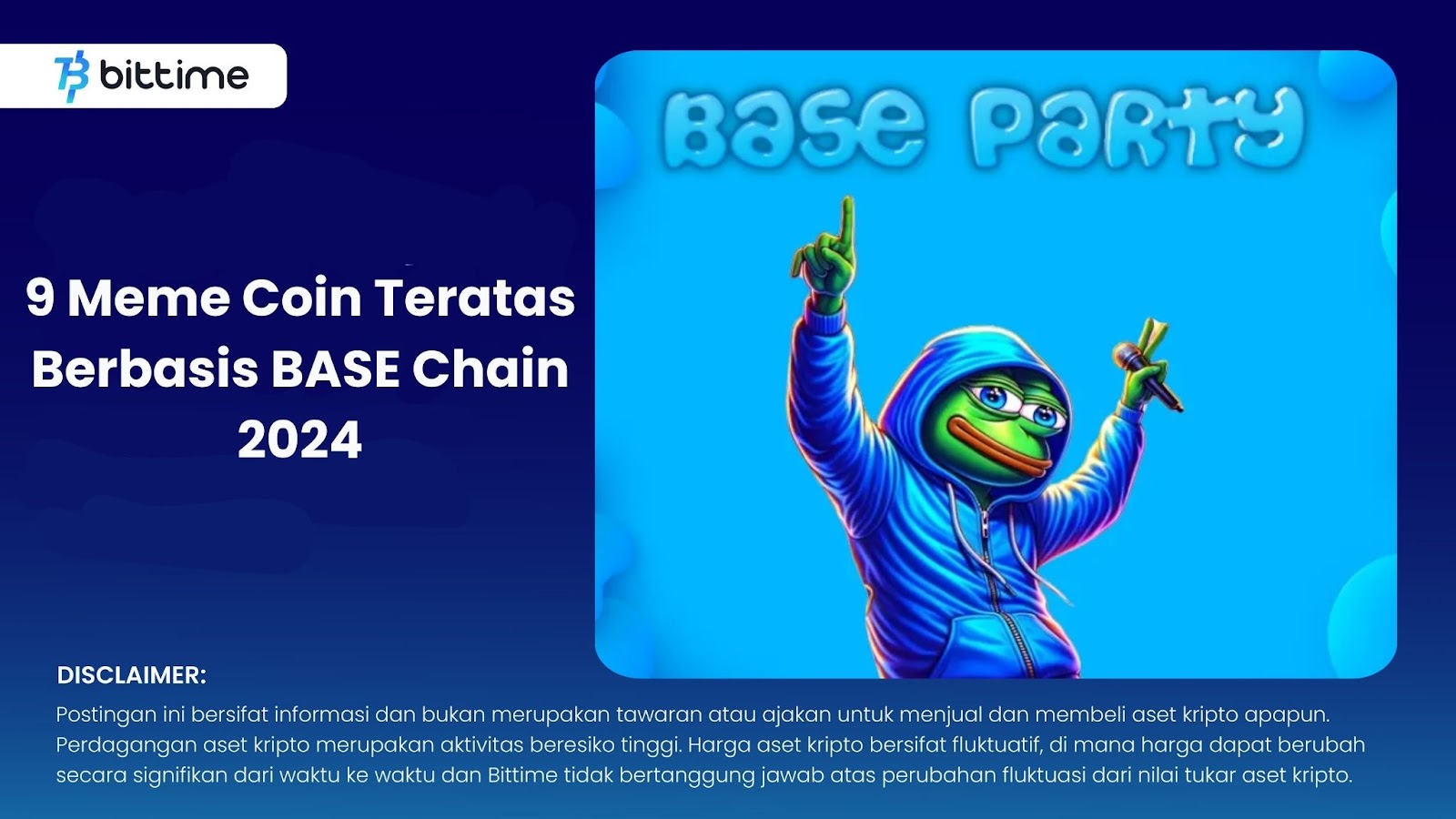 9 Meme Coin Teratas Berbasis BASE Chain 2024 – Bittime