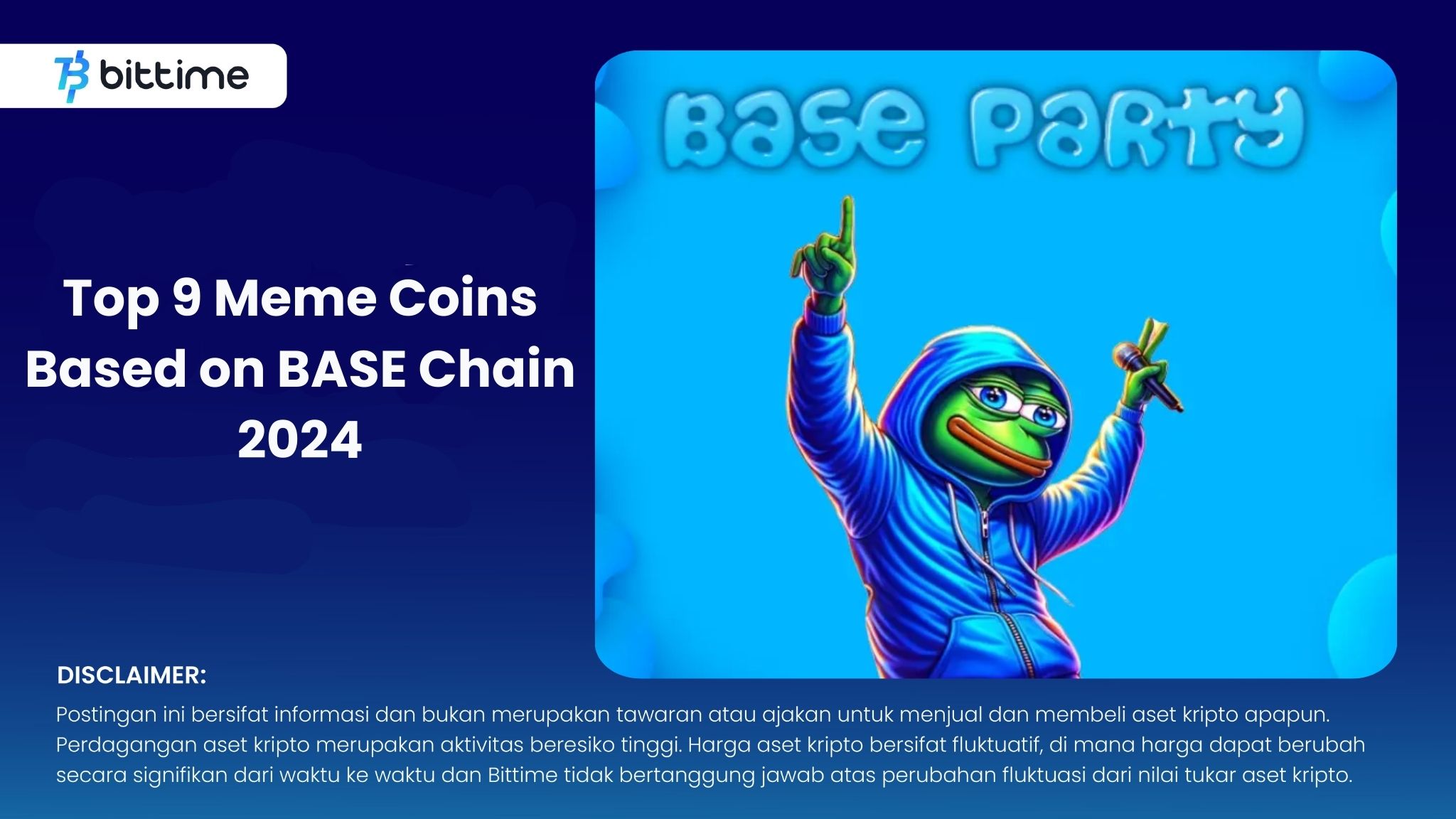 Top 9 Meme Coins Based on BASE Chain 2024 – Bittime
