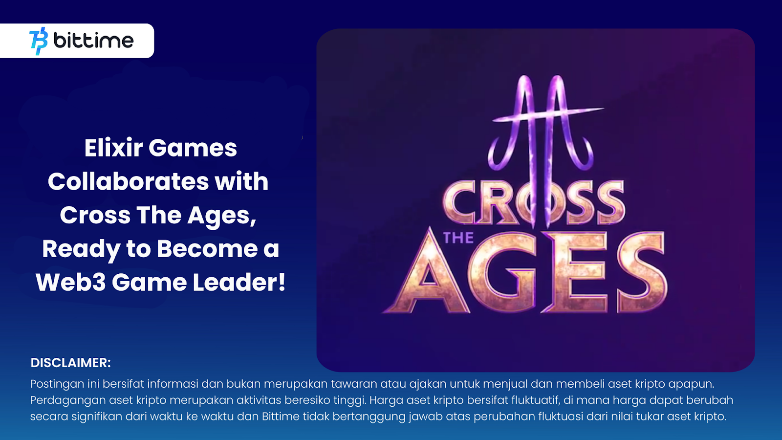 Elixir Games Collaborates with Cross The Ages, Ready to Become a Web3 ...