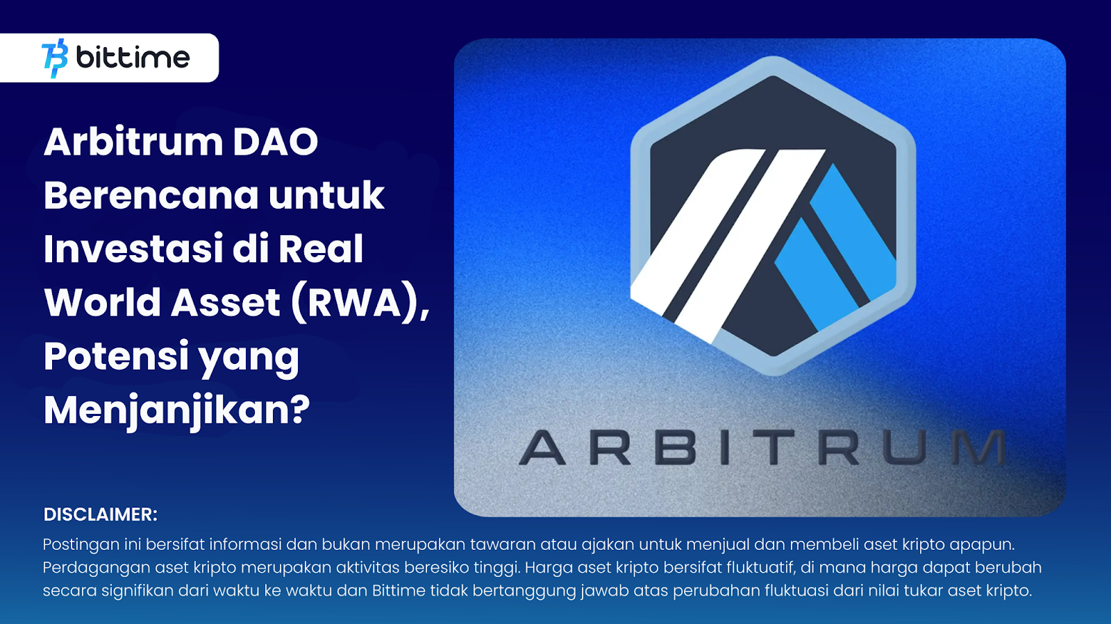 Arbitrum DAO Plans to Invest in Real World Assets (RWA), Promising Potential? – Bittime