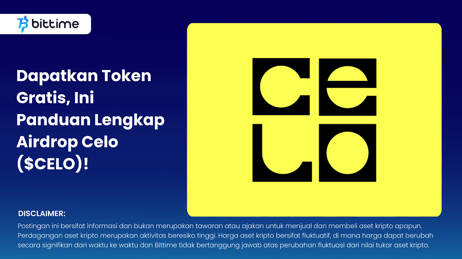 Get Free Tokens, This is the Complete Celo ($CELO) Airdrop Guide! – Bittime