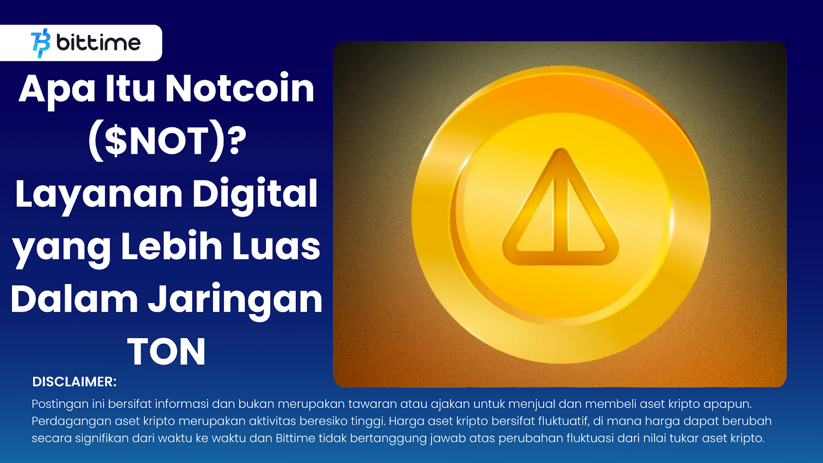 What is Notcoin ($NOT)? Wider Digital Services Within the TON Network – Bittime