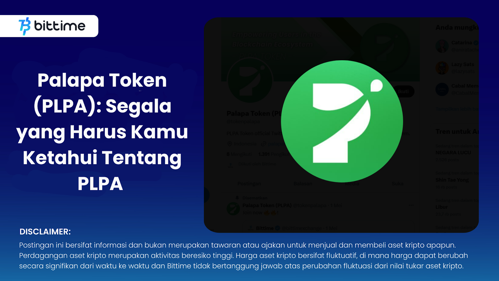 Palapa Token (PLPA): Everything You Need to Know About PLPA – Bittime