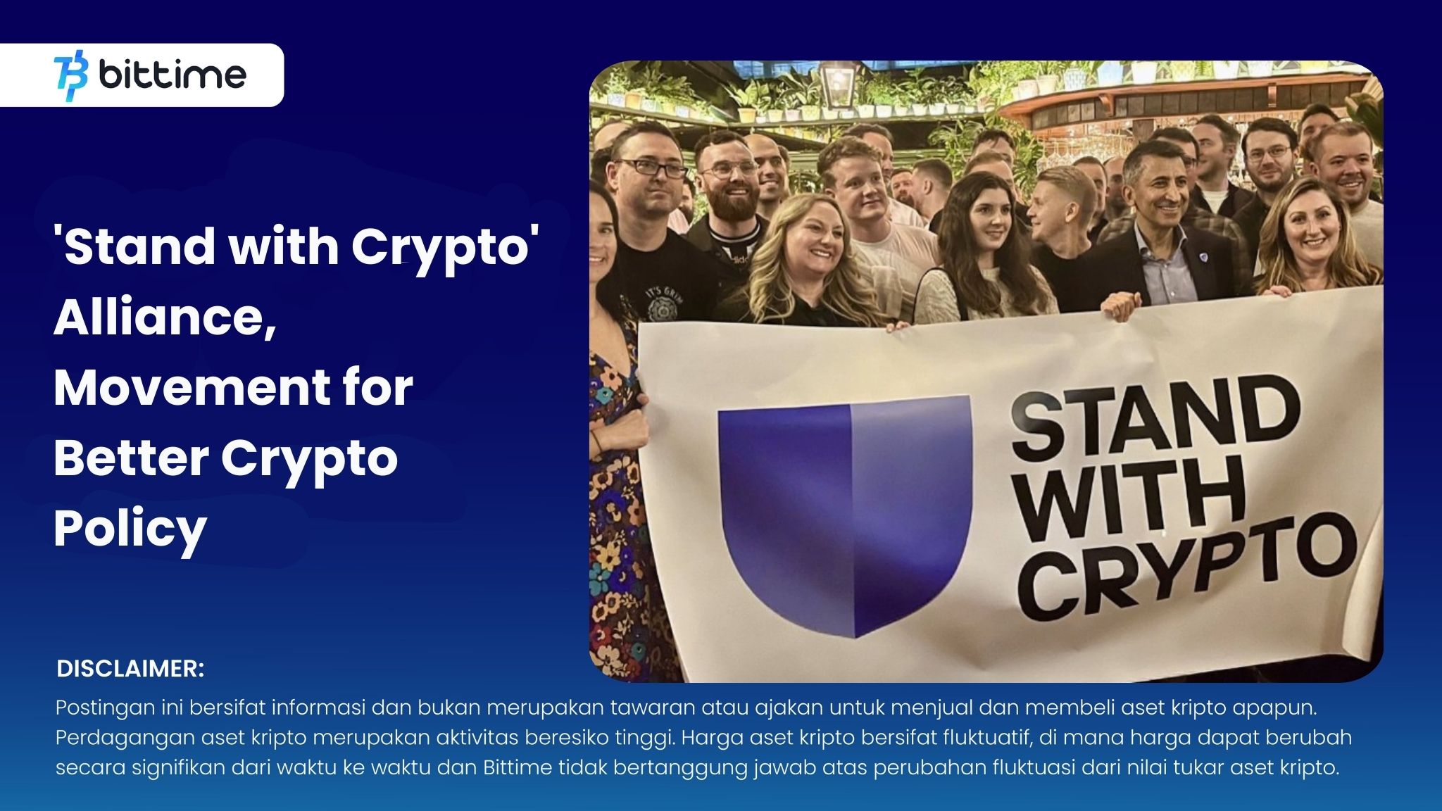 'Stand with Crypto' Alliance, Movement for Better Crypto Policy – Bittime