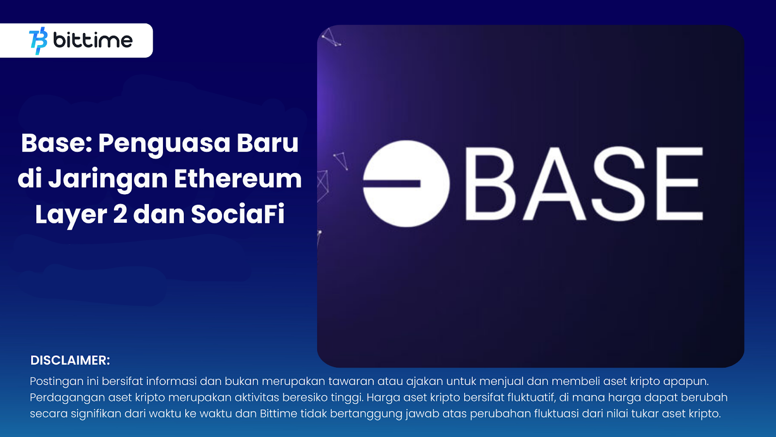 Base: The New Ruler of the Ethereum Layer 2 Network and SociaFi – Bittime
