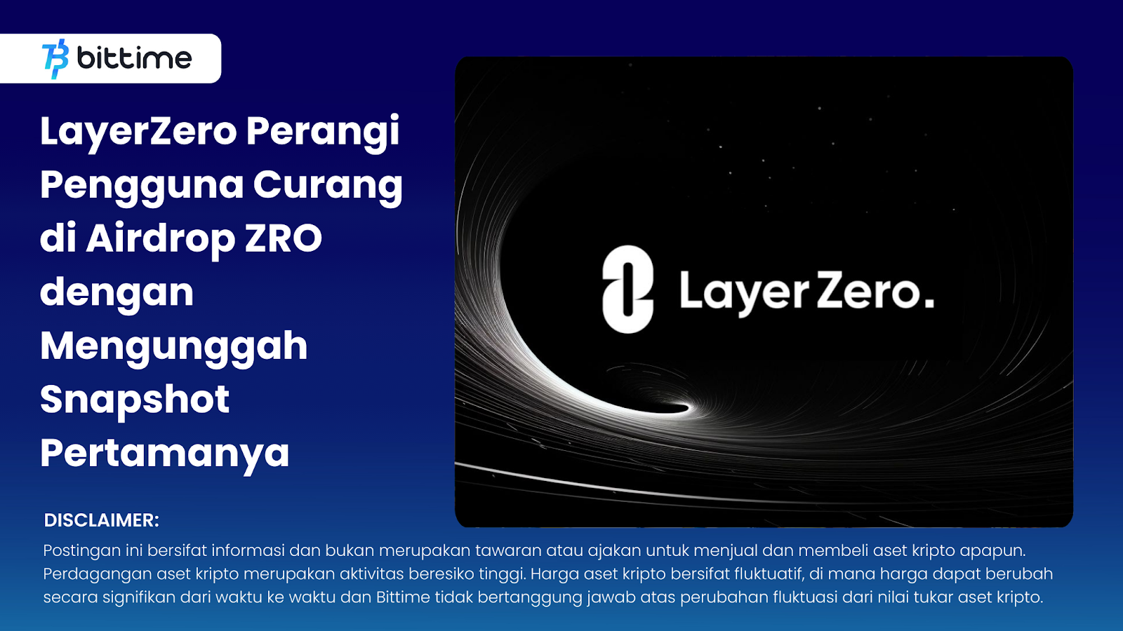 LayerZero Combats Cheating Users in ZRO Airdrop by Uploading Its First Snapshot – Bittime