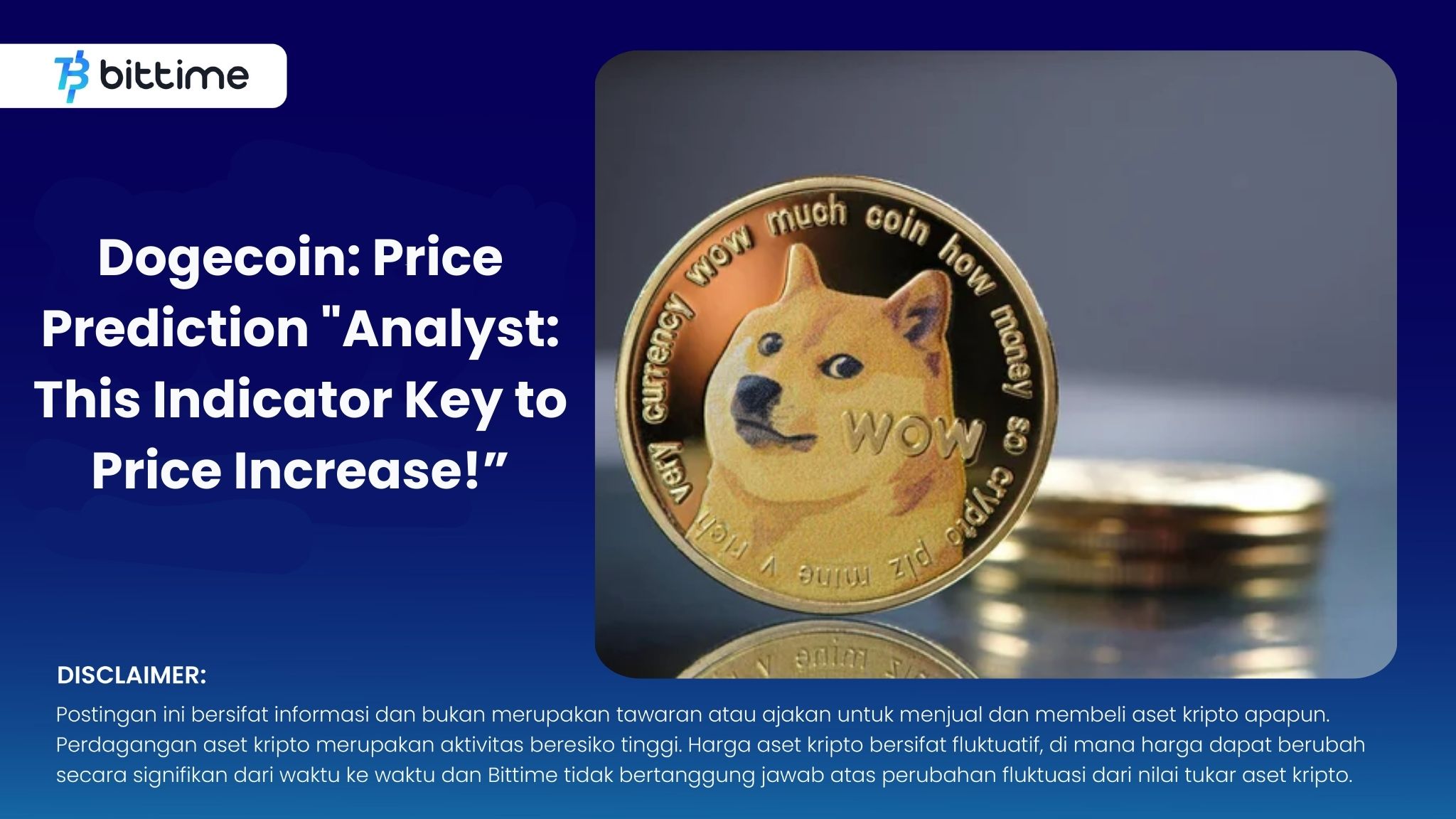 Dogecoin: Price Prediction "Analyst: This Indicator Key to Price ...
