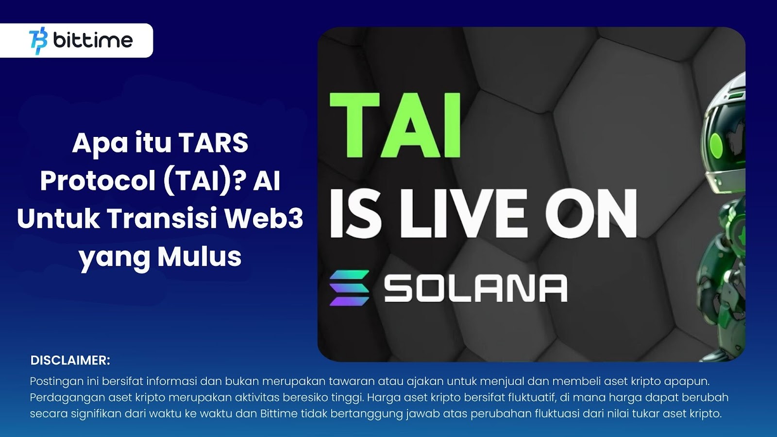 Apa itu TARS Protocol (TAI)? AI Untuk Transisi Web3 yang Mulus – Bittime