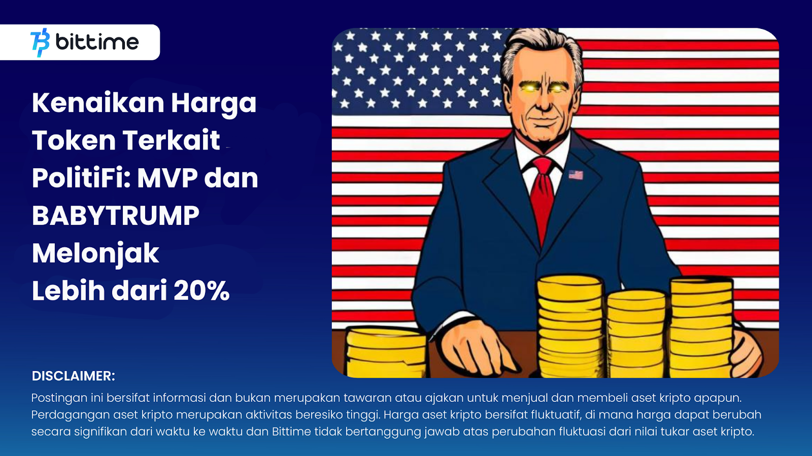 PolitiFi Related Token Price Increase: MVP and BABYTRUMP Soar Over 20% – Bittime