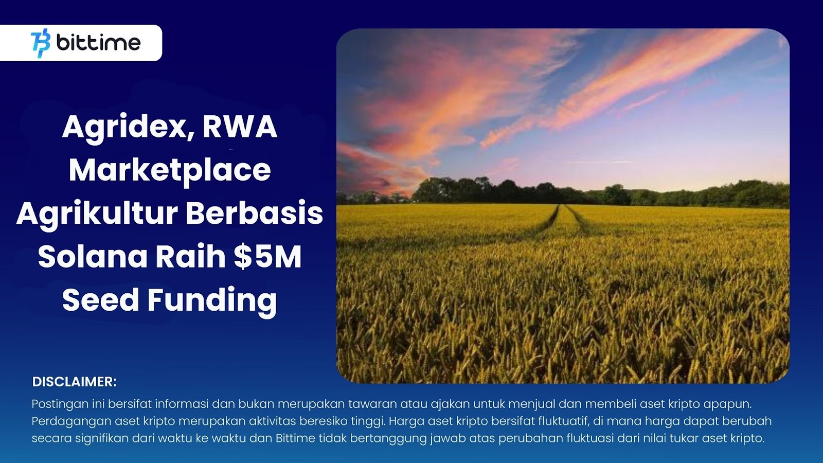 Agridex, RWA Marketplace Agrikultur Berbasis Solana Raih $5M Seed ...
