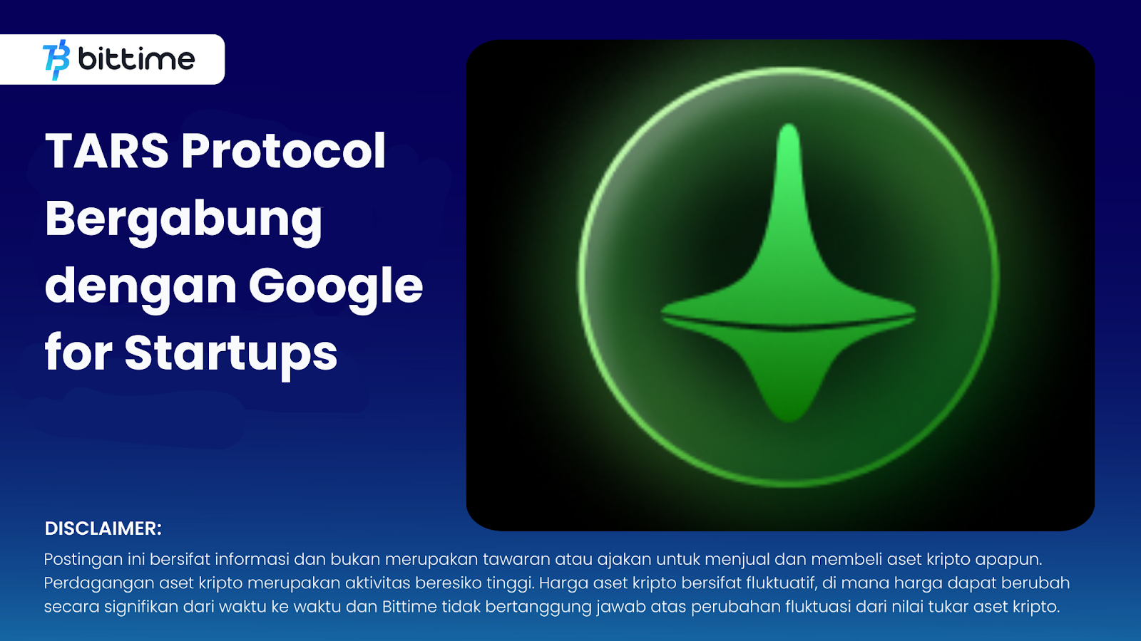 TARS Protocol Joins Google for Startups – Bittime