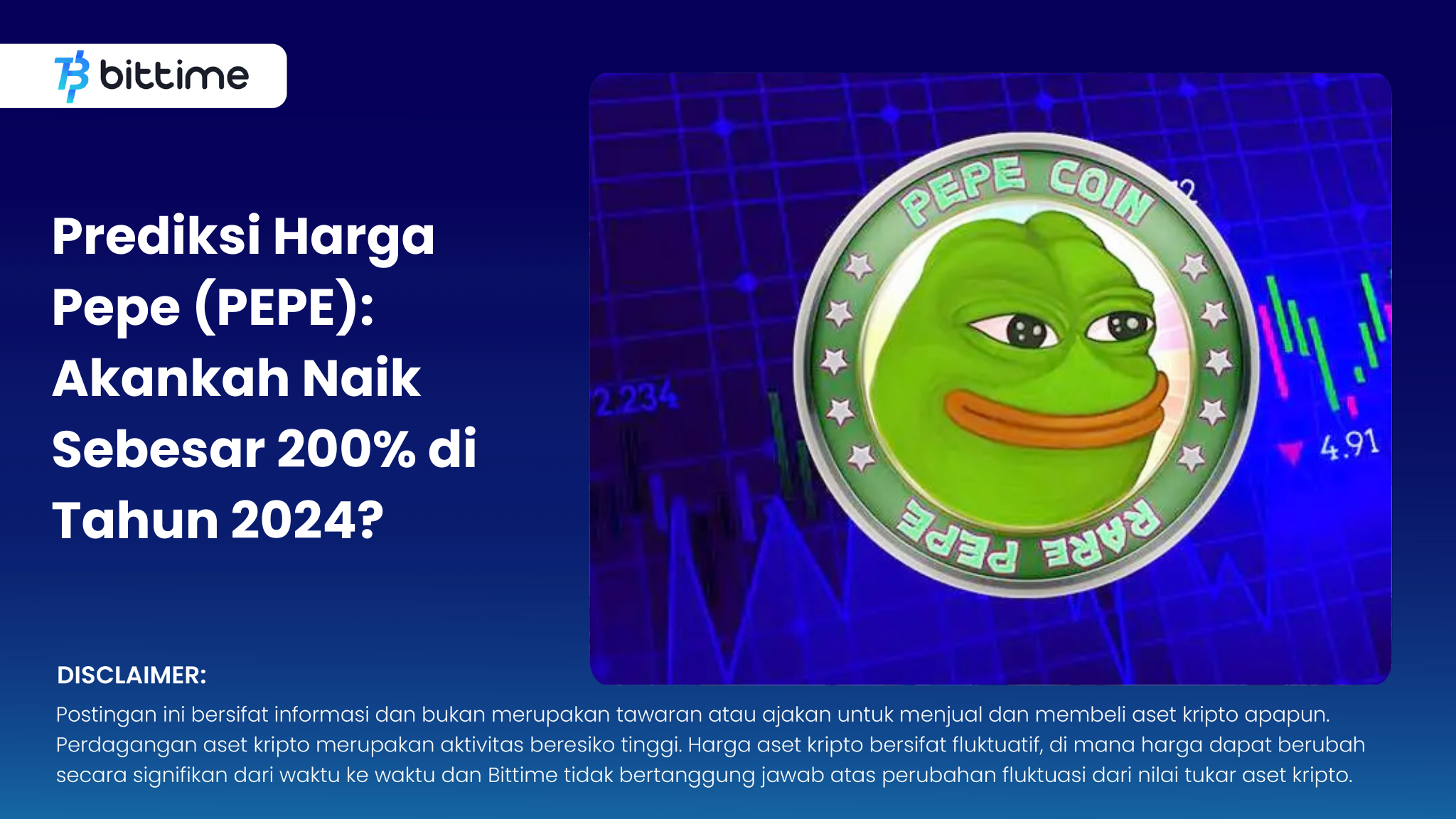 Pepe (PEPE) Price Prediction: Will It Rise By 200% in 2024? – Bittime