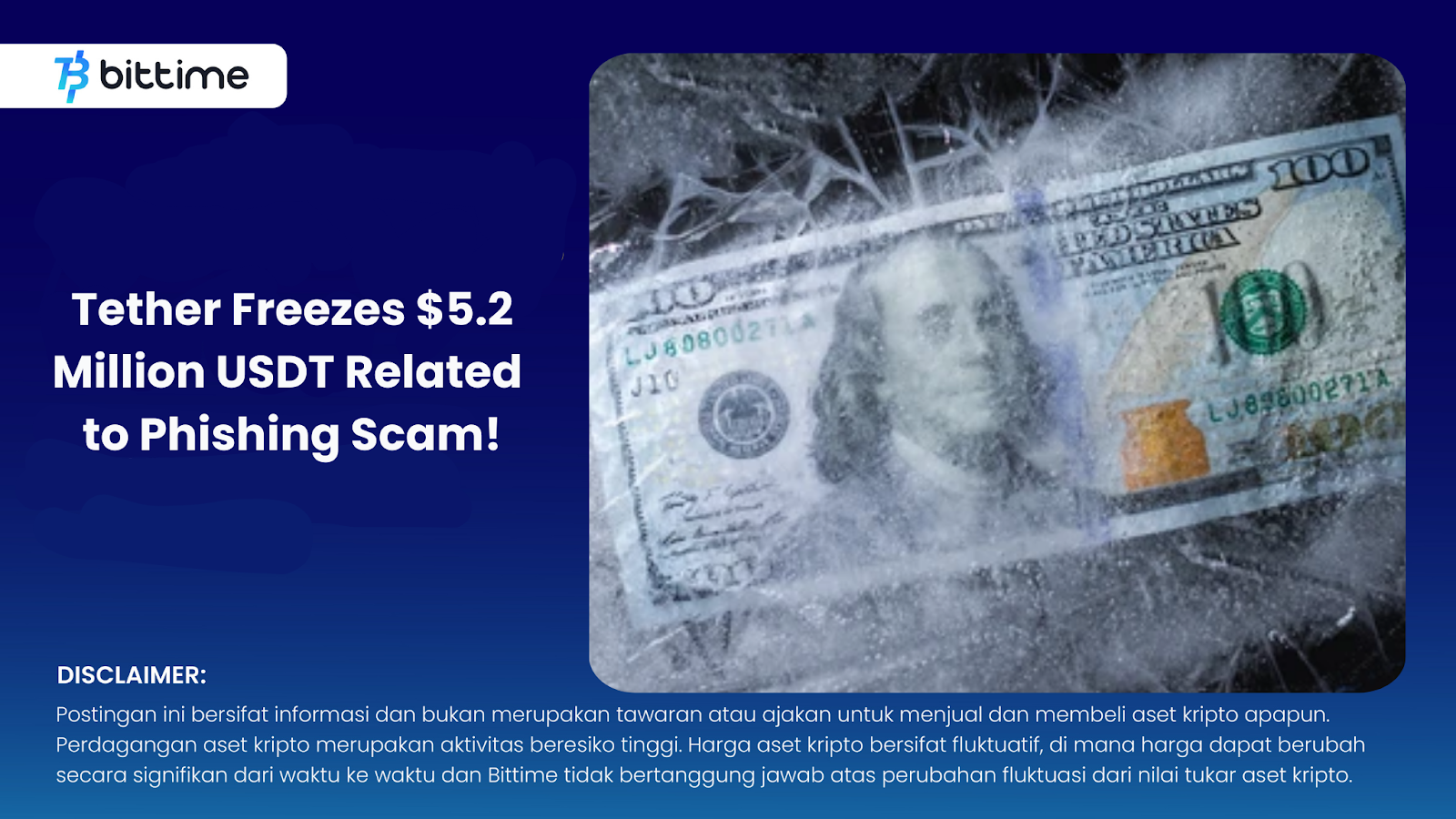 Tether Freezes $5.2 Million USDT Related to Phishing Scam! – Bittime