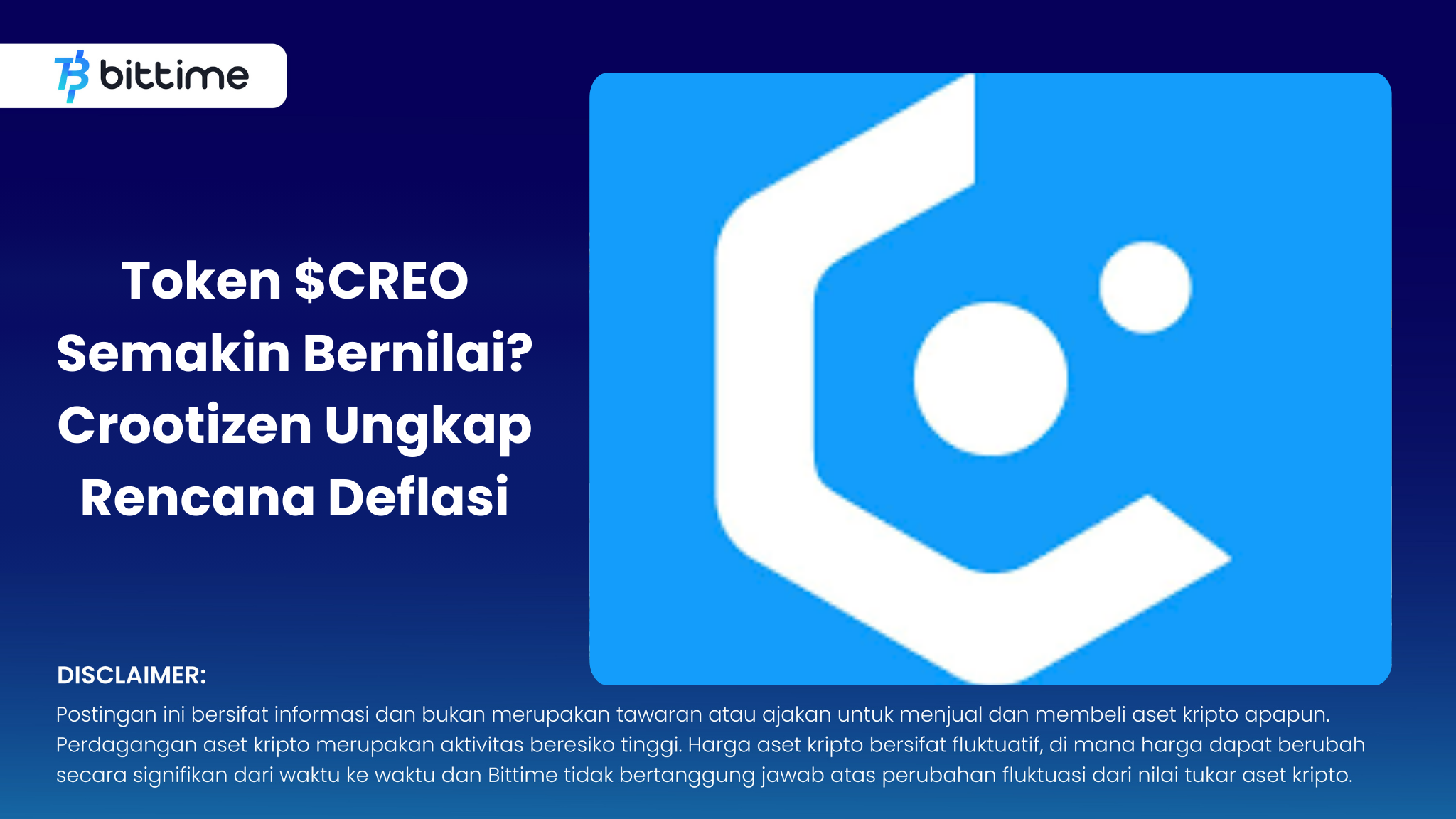 $CREO Token Increasingly Valuable? Crootizen Reveals Deflation Plan ...