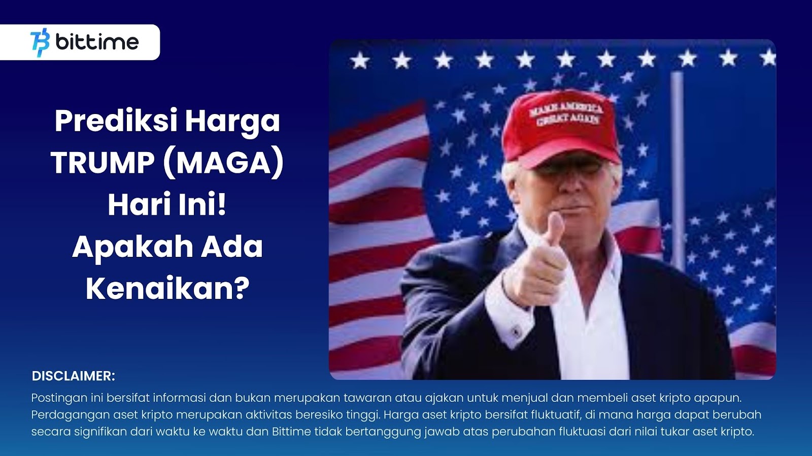 TRUMP (MAGA) Price Prediction Today! Is There an Increase? – Bittime