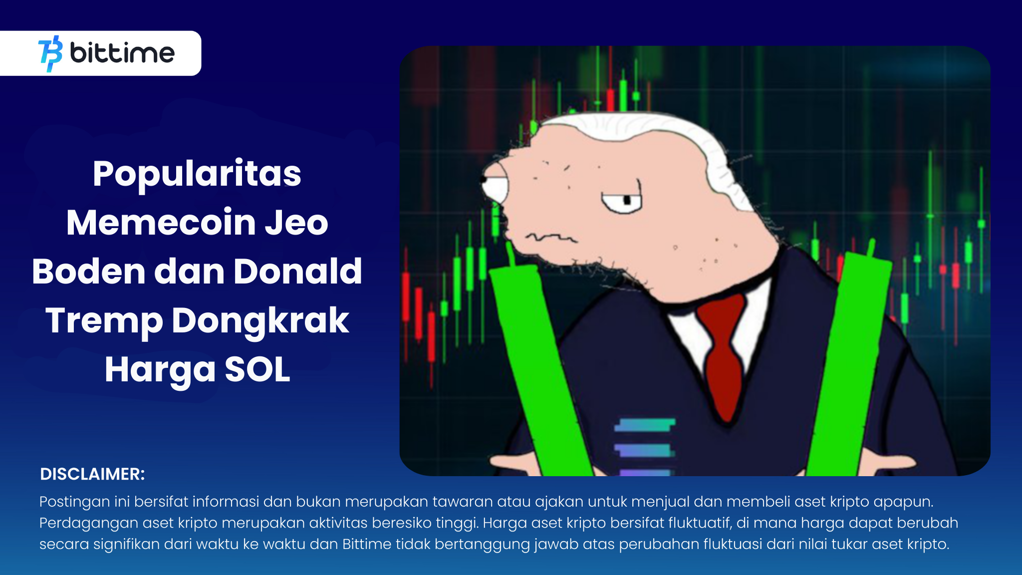 The Popularity of Jeo Boden Memecoin and Doland Tremp Boosts SOL Price – Bittime