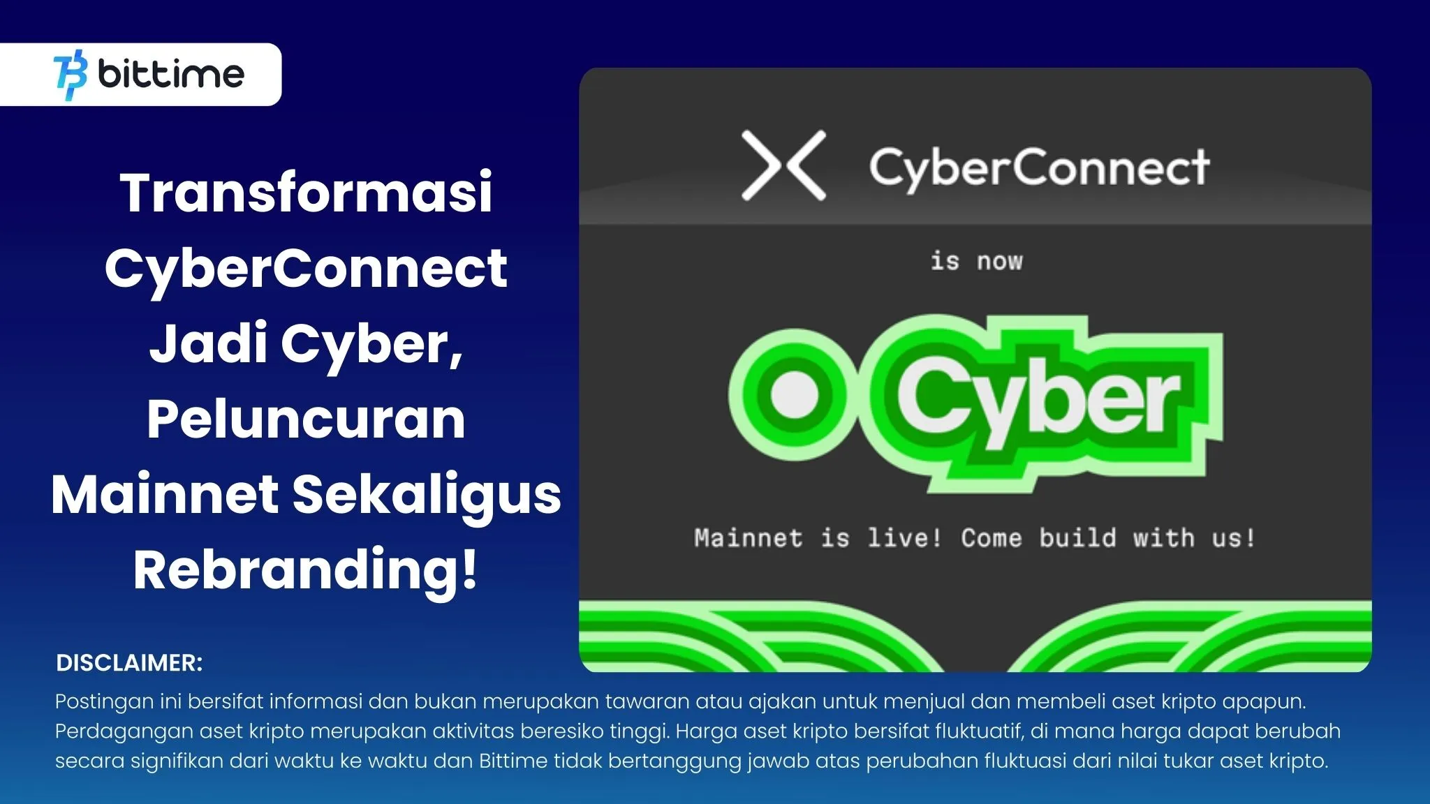 Transforming CyberConnect into Cyber, Mainnet Launching and Rebranding ...