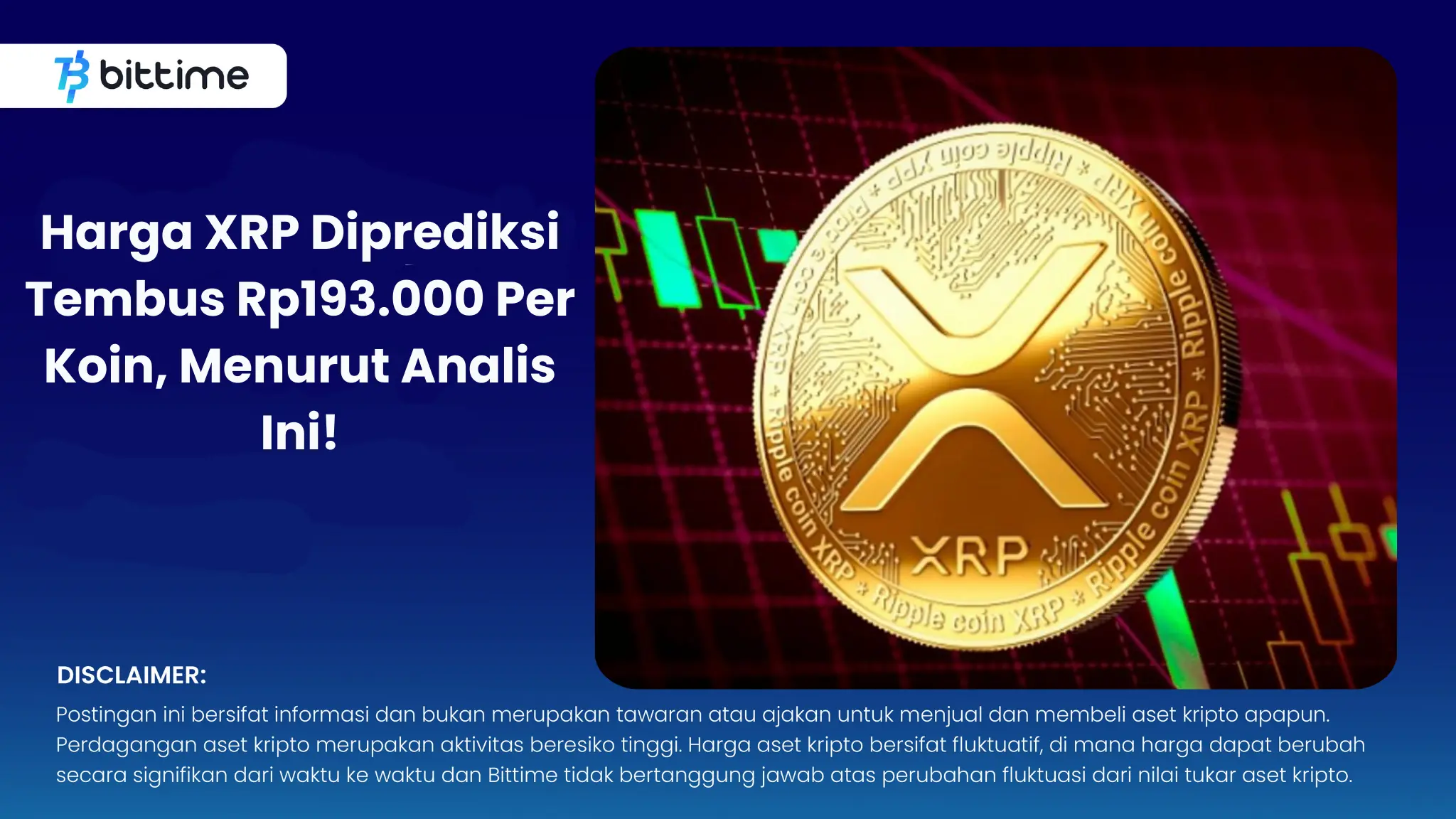 XRP price is predicted to break through Rp193,000 per coin, according to this analyst! – Bittime