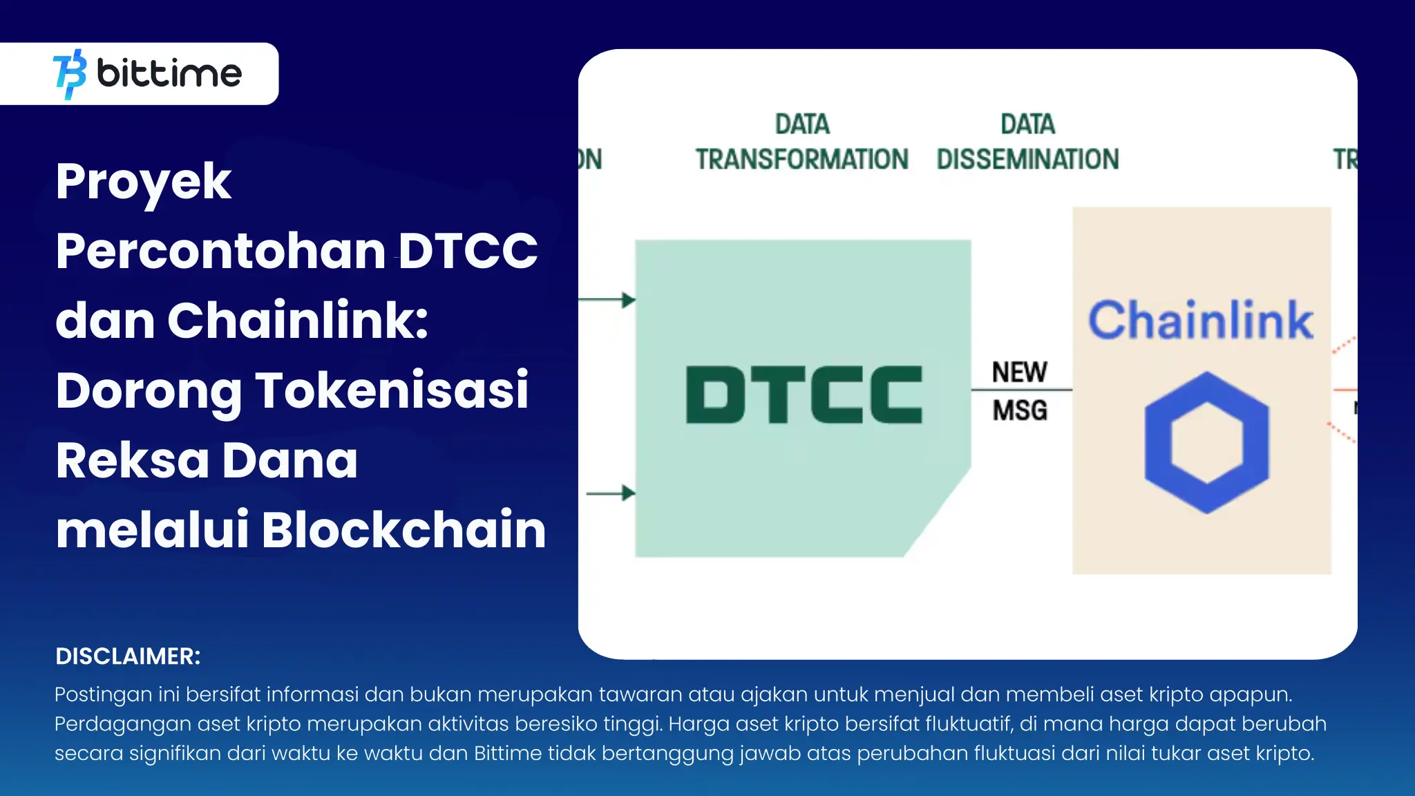 Proyek Percontohan DTCC dan Chainlink: Dorong Tokenisasi Reksa Dana ...