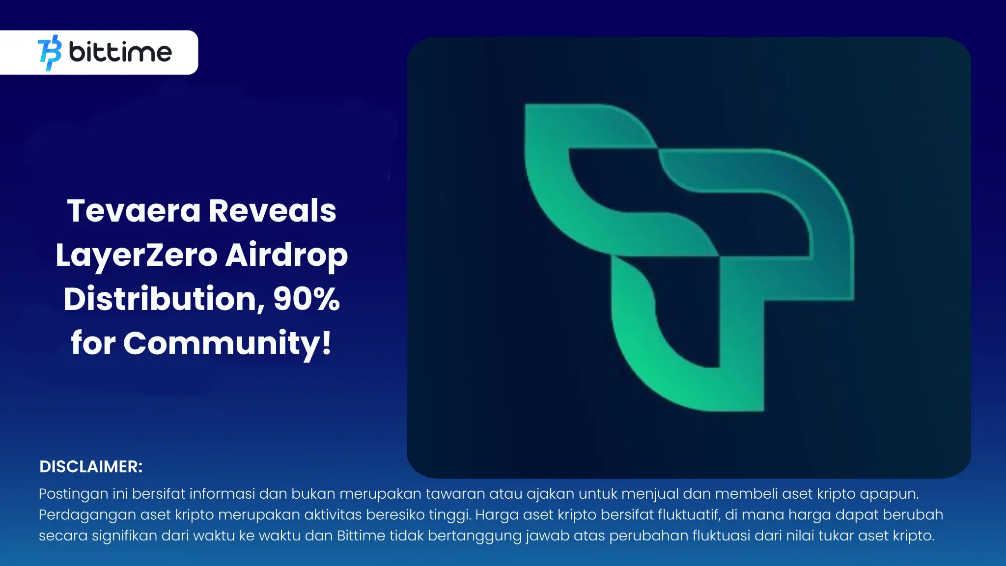 Tevaera Reveals LayerZero Airdrop Distribution, 90% for Community! – Bittime