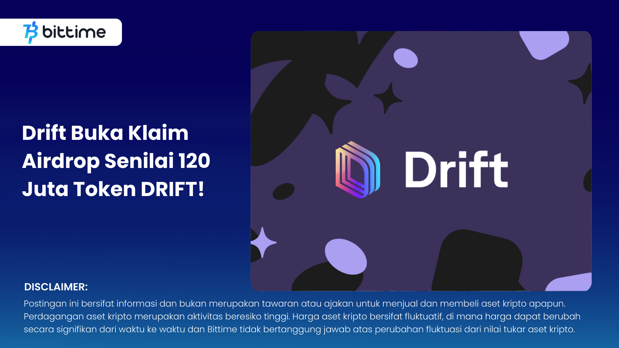 Drift Opens Airdrop Claims Worth 120 Million DRIFT Tokens! – Bittime