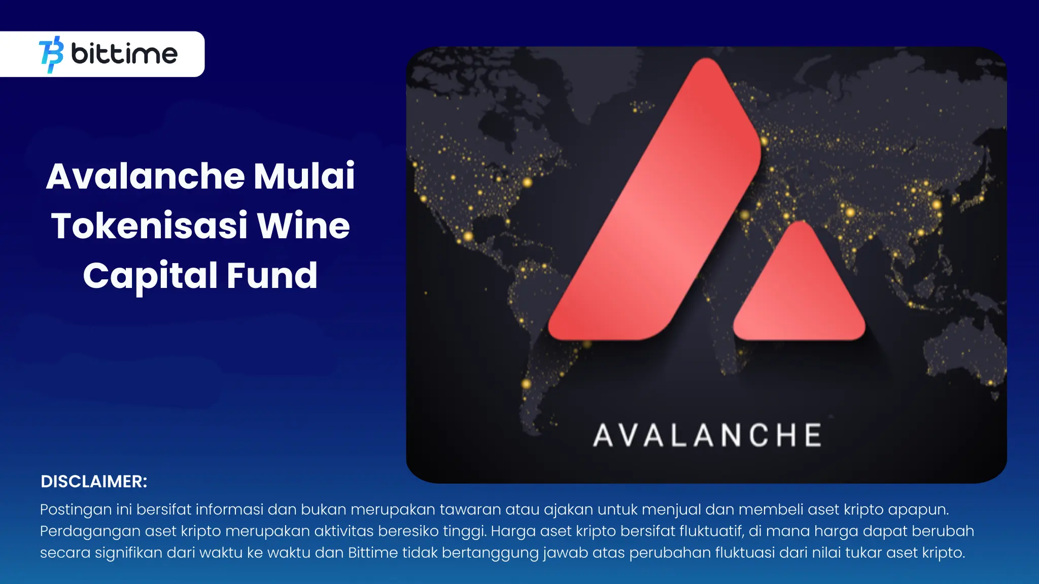 Avalanche Begins Tokenization of Wine Capital Fund – Bittime