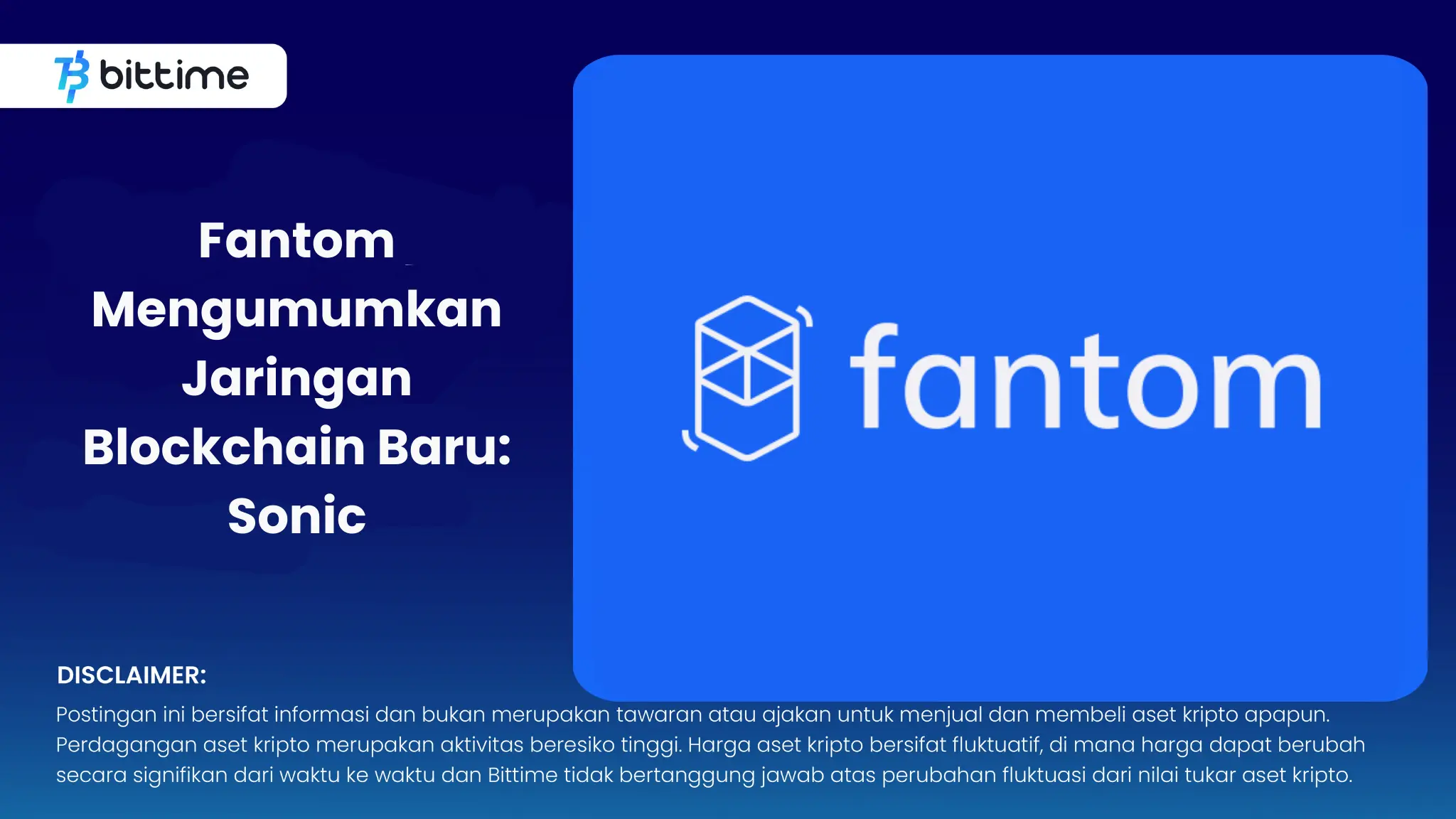 Fantom Announces New Blockchain Network: Sonic – Bittime