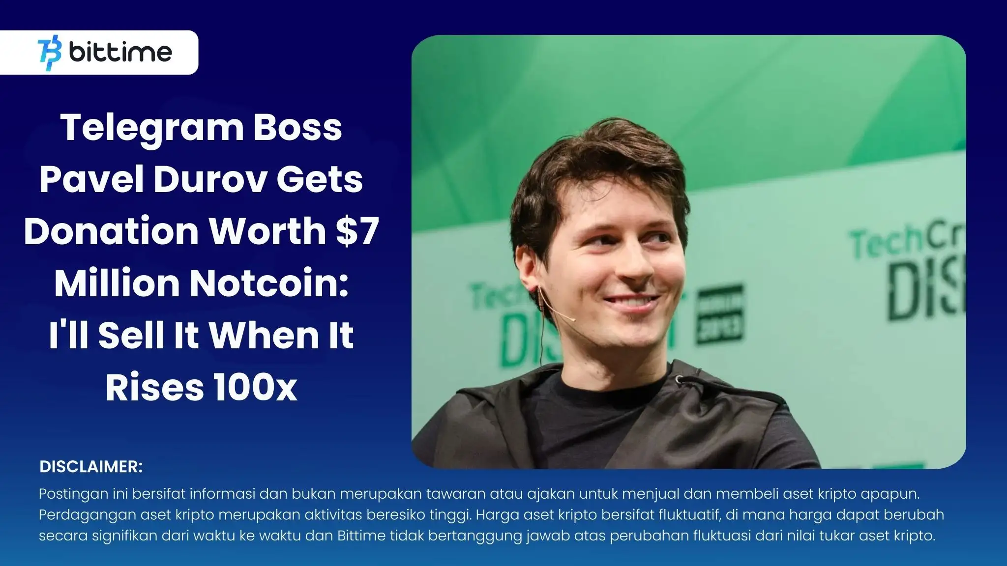 Telegram Boss Pavel Durov Gets Donation Worth $7 Million Notcoin: I'll ...