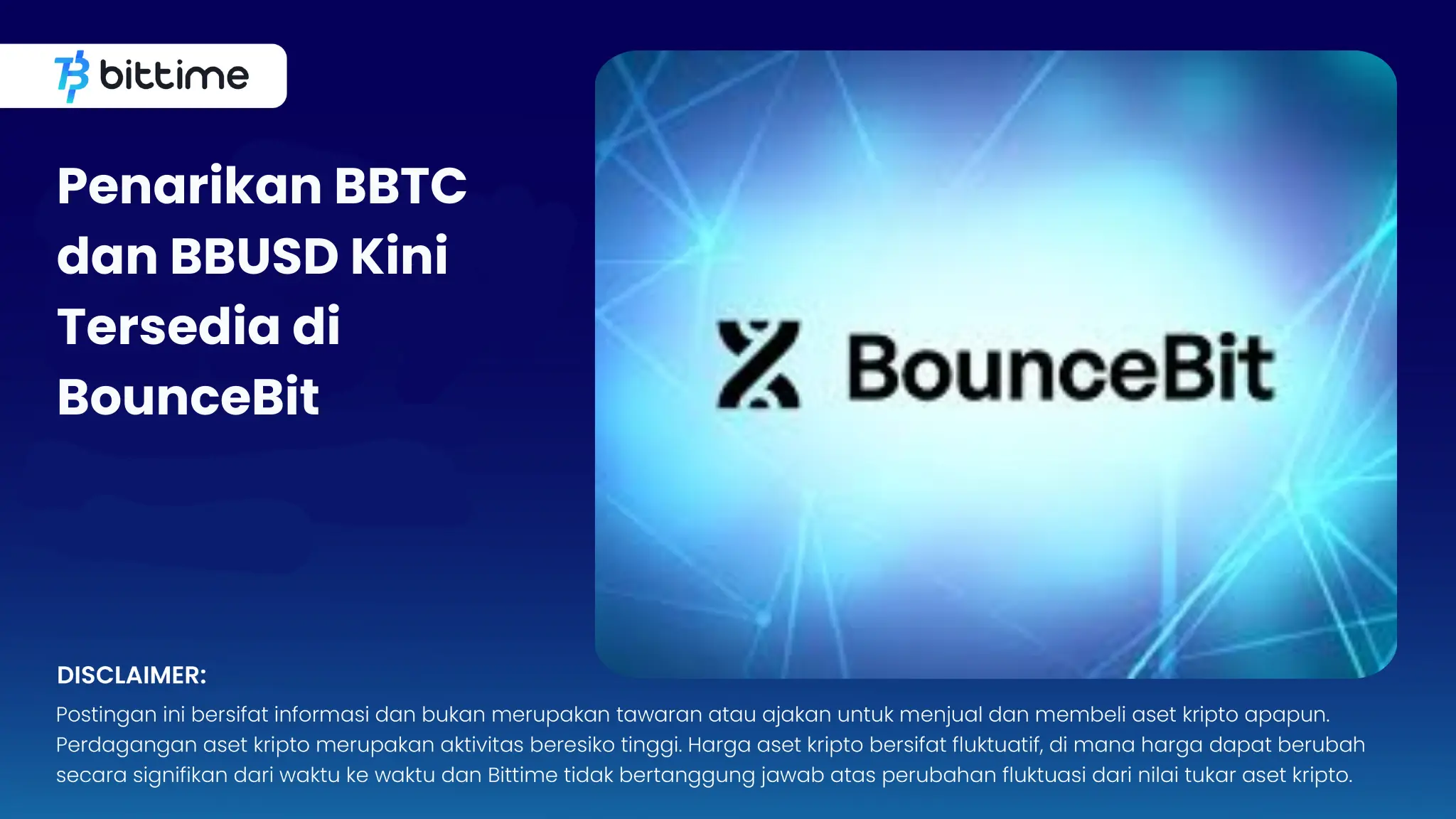 BBTC and BBUSD Withdrawals Now Available on BounceBit – Bittime