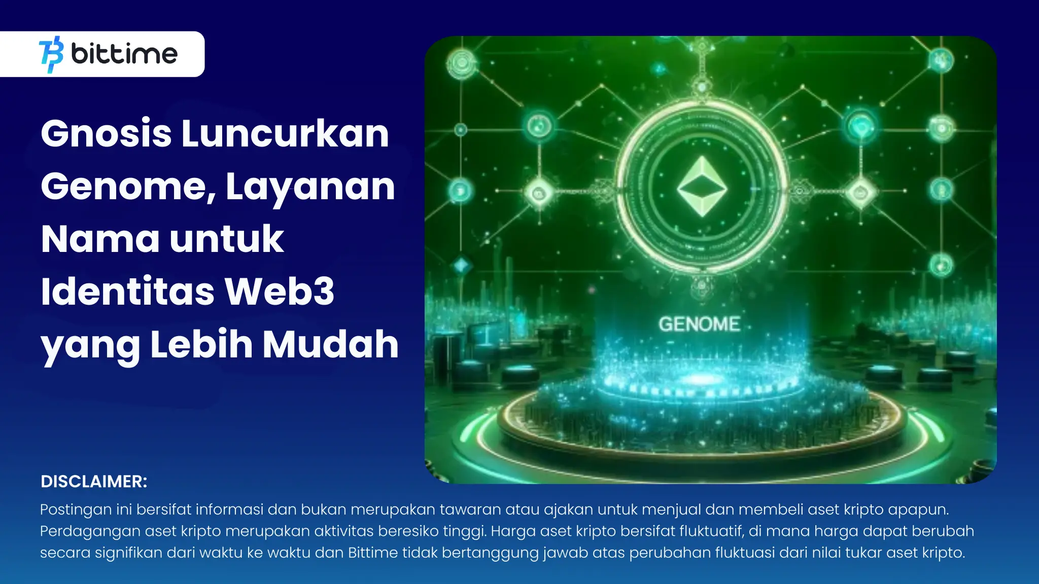 Gnosis Luncurkan Genome, Layanan Nama untuk Identitas Web3 yang Lebih Mudah – Bittime
