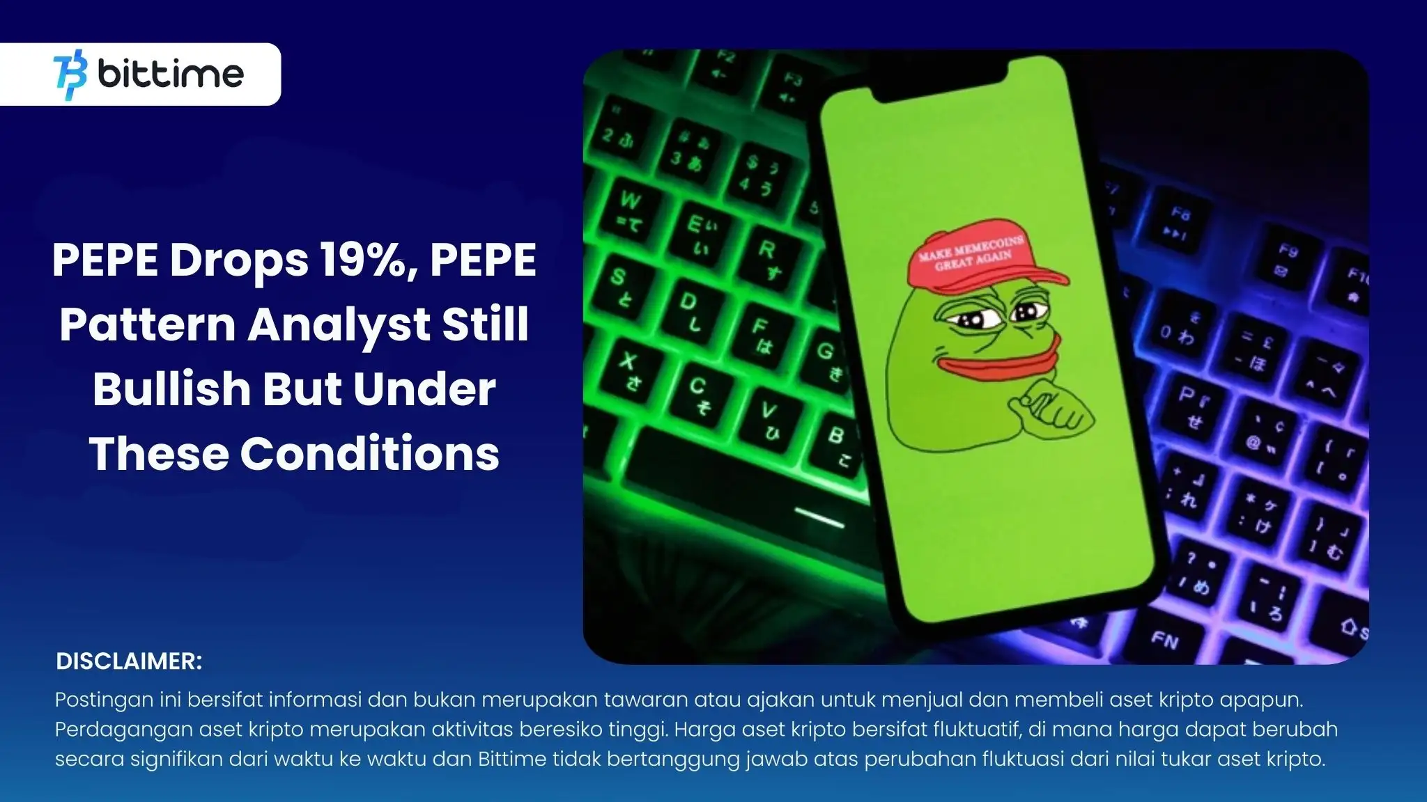 PEPE Drops 19%, PEPE Pattern Analyst Still Bullish But Under These ...