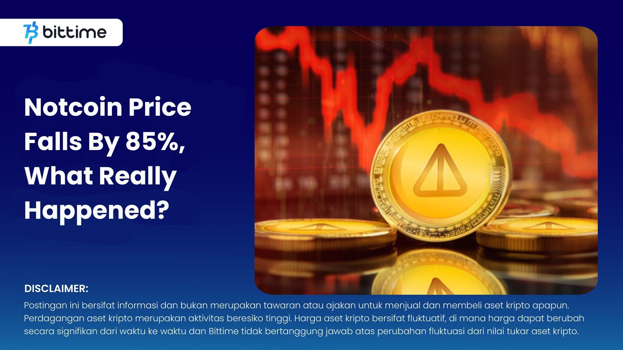 Notcoin Price Falls By 85%, What Really Happened? – Bittime