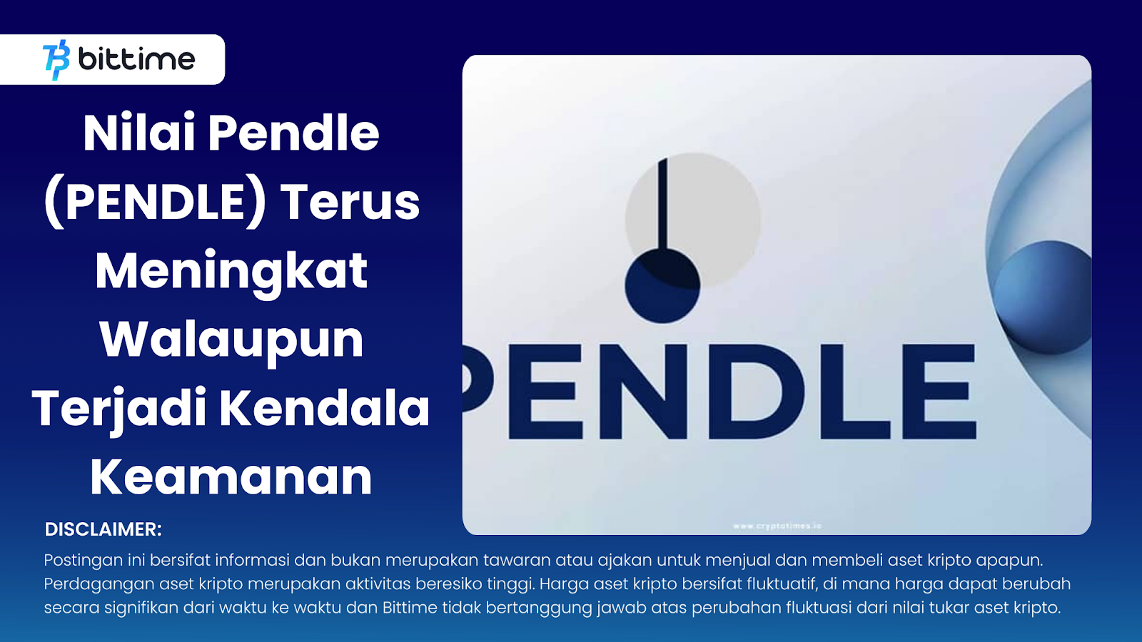 Pendle (PENDLE) Value Continues to Increase Despite Security Obstacles – Bittime