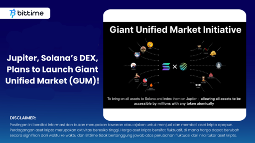 Jupiter, Solana’s DEX, Plans to Launch Giant Unified Market (GUM)! – Bittime