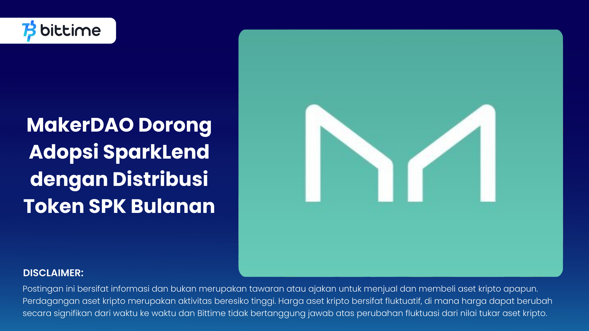 MakerDAO Drives SparkLend Adoption with Monthly SPK Token Distribution – Bittime
