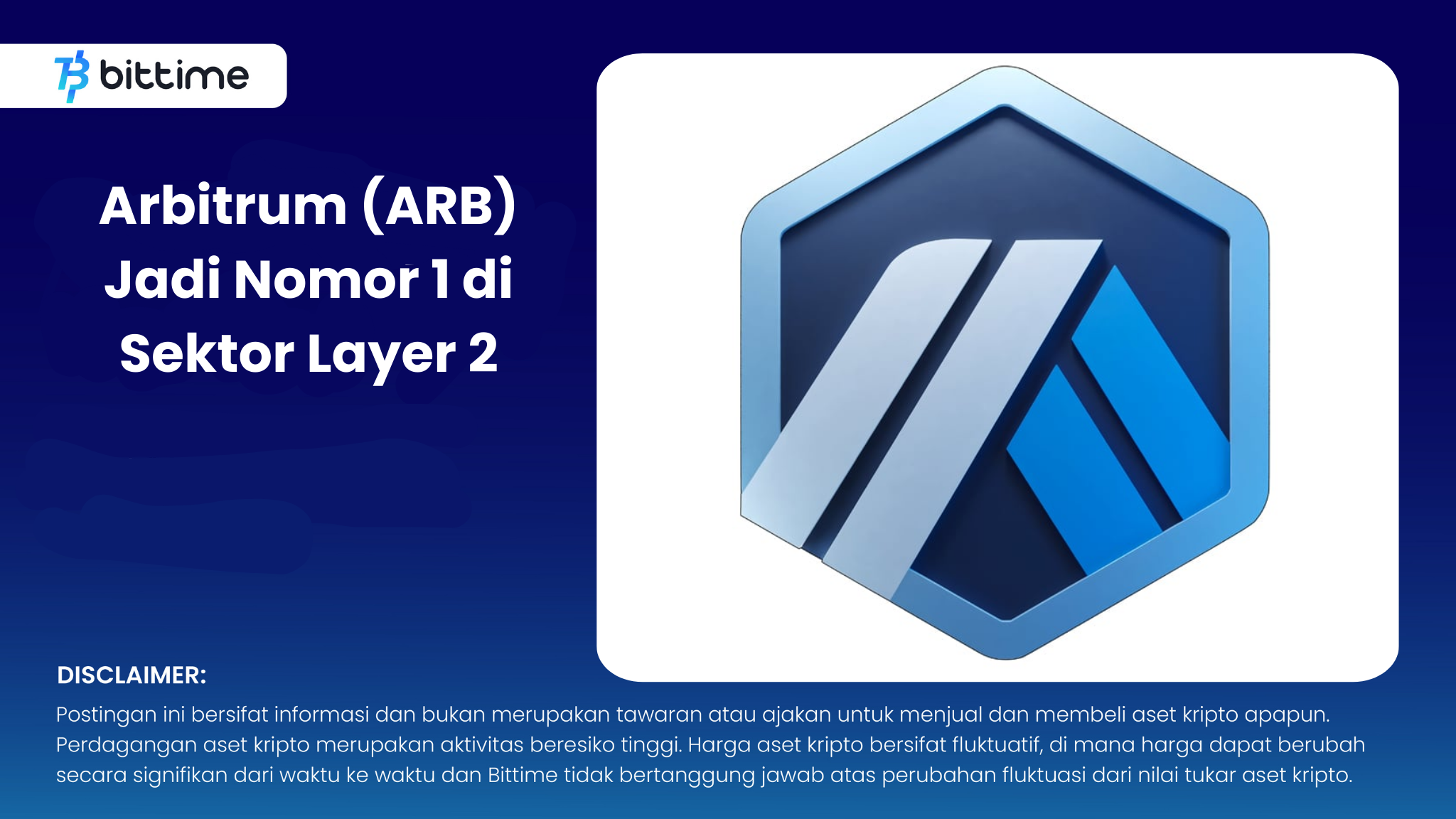 Arbitrum (ARB) Becomes Number 1 in Layer 2 Sector – Bittime