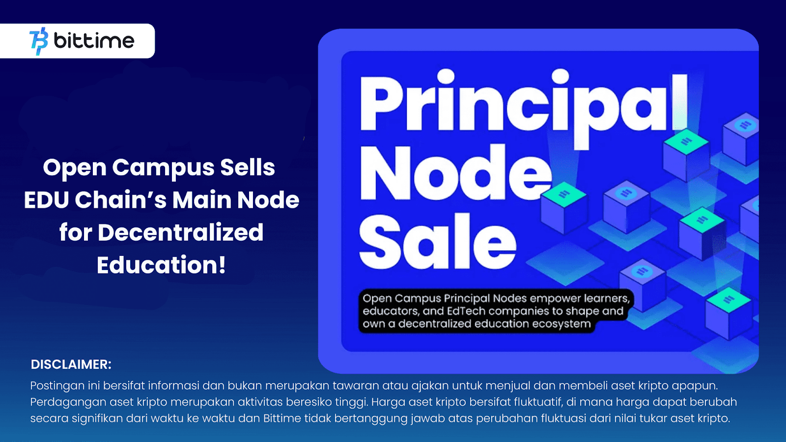 Open Campus Sells EDU Chain’s Main Node for Decentralized Education! – Bittime