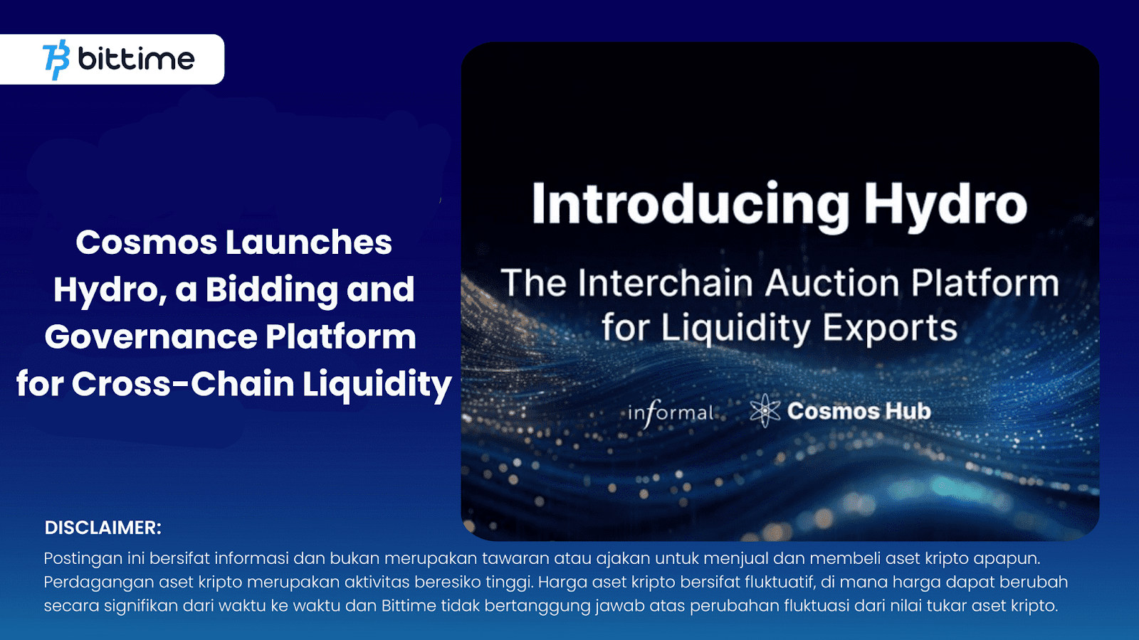 Cosmos Launches Hydro, a Bidding and Governance Platform for Cross ...