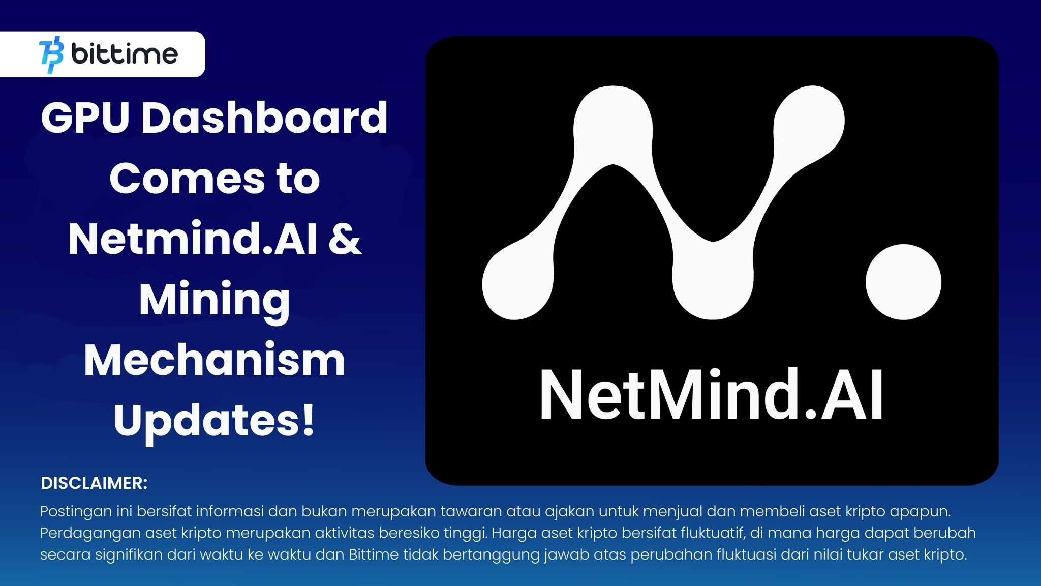 GPU Dashboard Comes to Netmind.AI & Mining Mechanism Updates! – Bittime