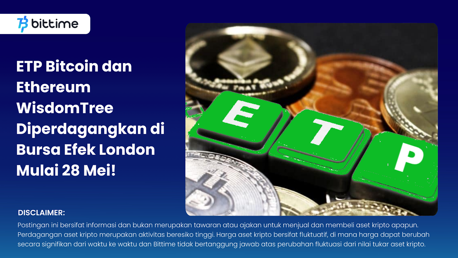 WisdomTree's Bitcoin and Ethereum ETPs Are Trading on the London Stock ...