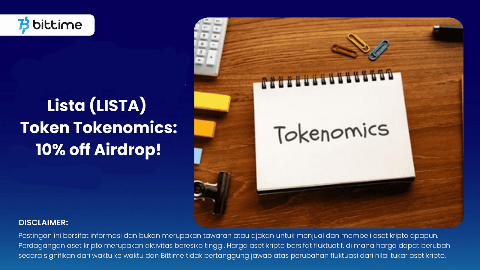 Lista (LISTA) Token Tokenomics: 10% off Airdrop! – Bittime