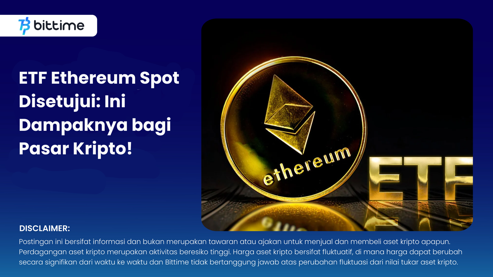 Ethereum Spot ETF Approved, This Impact on the Crypto Market! – Bittime