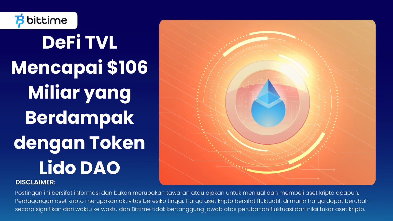 DeFi TVL Hits $106 Billion in Impact with Lido DAO Token – Bittime