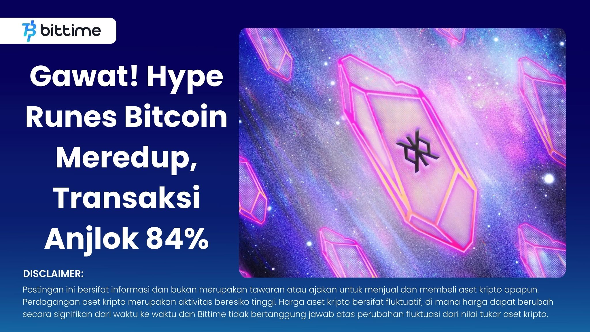 Bad! Bitcoin Hype Runes Dims, Transactions Drop 84% – Bittime