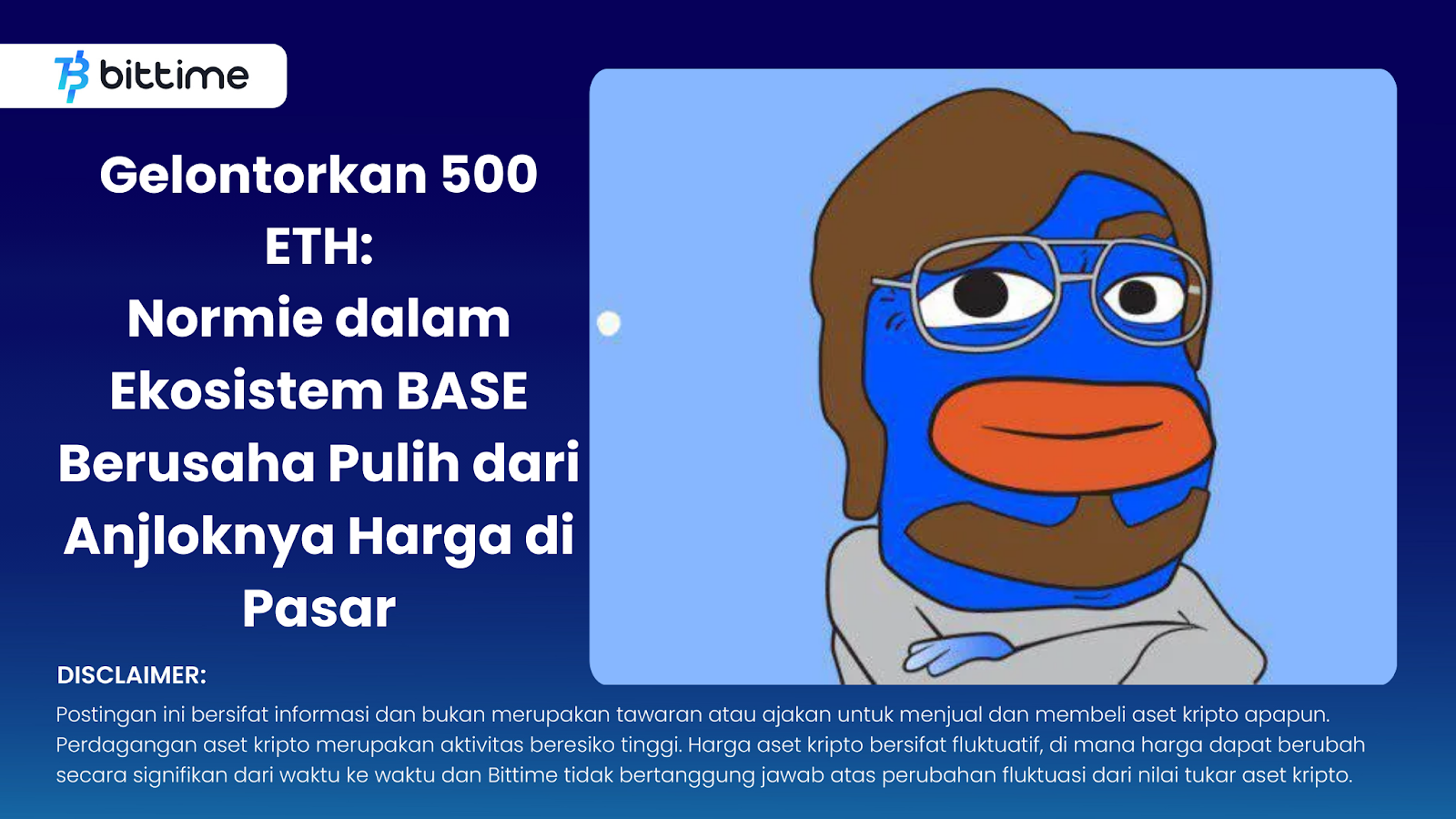 Disbursement of 500 ETH: Normie in the BASE Ecosystem Tries to Recover ...