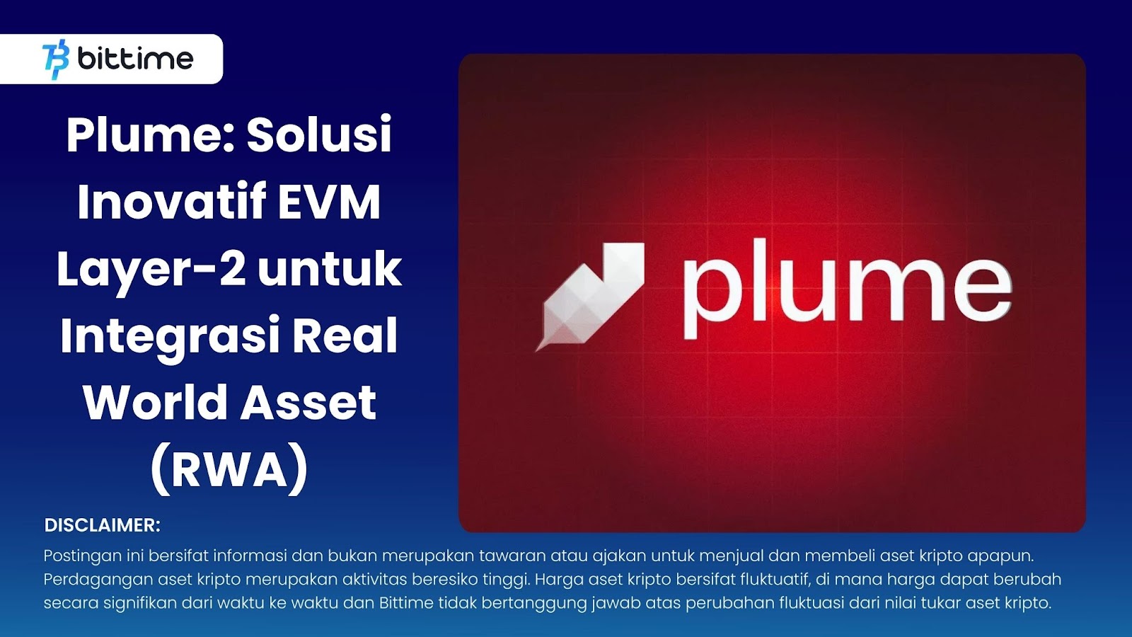 Plume: Innovative EVM Layer-2 Solution for Real World Asset (RWA) Integration – Bittime