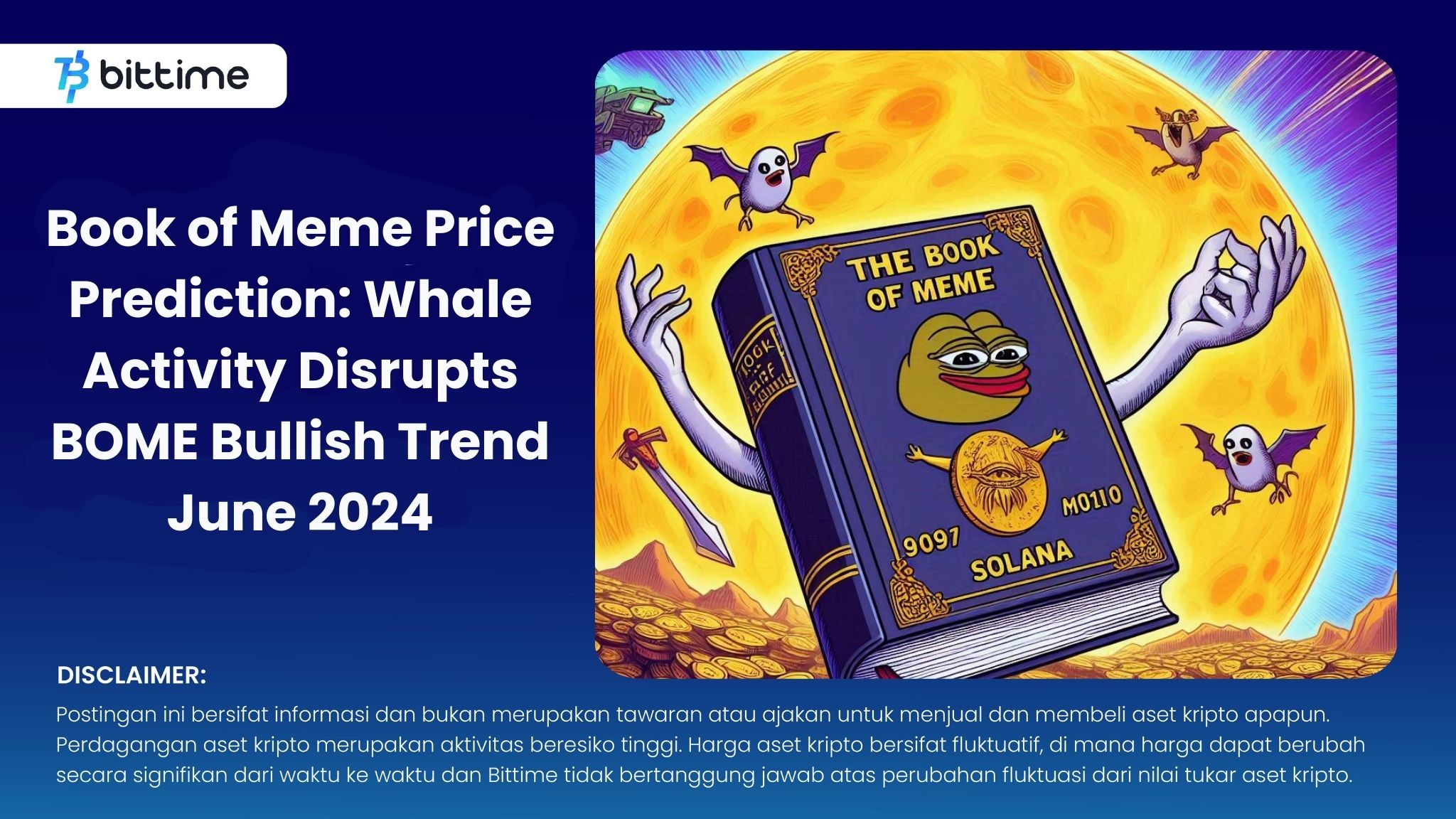 Book of Meme Price Prediction: Whale Activity Disrupts BOME Bullish Trend June 2024 – Bittime
